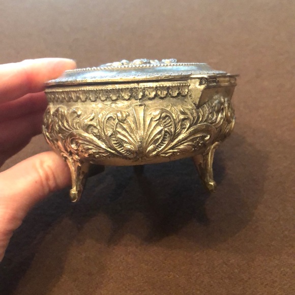 Other | Vintage Cherub Trinketjewelry Box | Poshmark